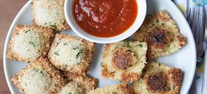 Frittéiert Ravioli