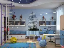 Kinderkamer in Marine-stijl