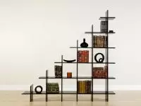 Book shelves glass1.