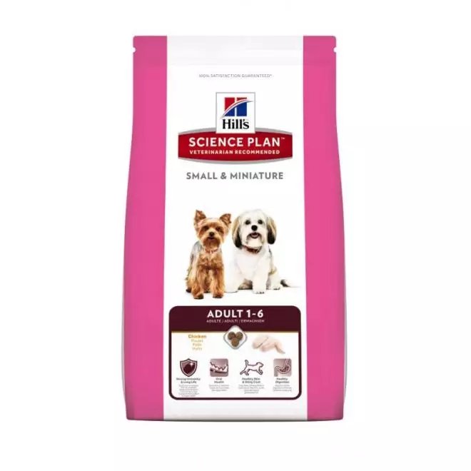 Hiwwele Dog Feed - Produkter fir kleng a grouss Rassen 30898_10