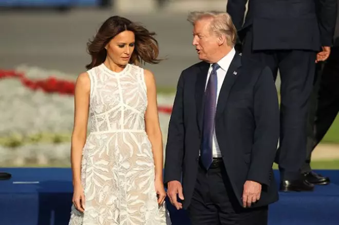 Melania kaj Donald Trump