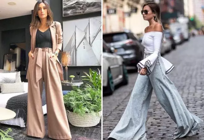 Fashionable qadın şalvar, Trends 2021 - Clash, Palazzo, Arıq, Capri və Hulayfah 3462_19