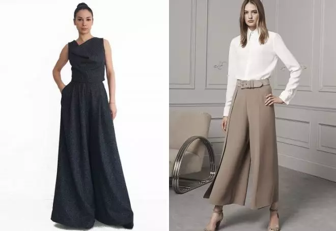 Fashionable qadın şalvar, Trends 2021 - Clash, Palazzo, Arıq, Capri və Hulayfah 3462_30