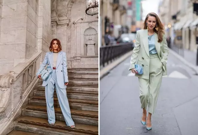 Fashionable qadın şalvar, Trends 2021 - Clash, Palazzo, Arıq, Capri və Hulayfah 3462_6