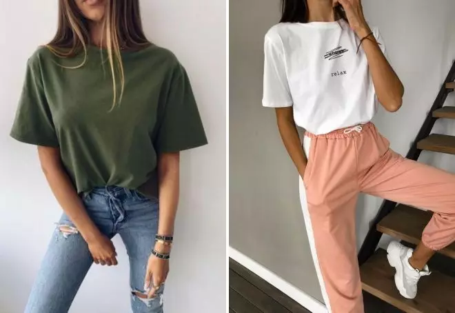 Fashionable qadın T-shirt 2021 - çap, başlıq və qolsuz Polo, Oversis, 3463_7