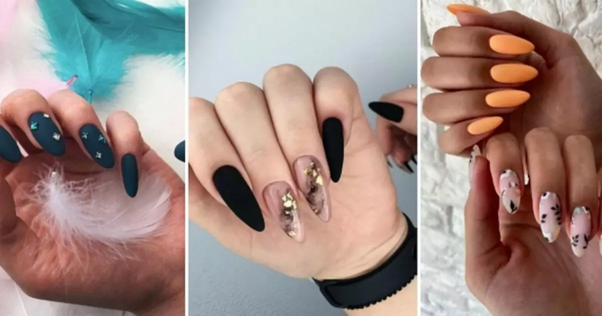 Manicure Almond - Tíska Stefna 2021 fyrir stutt og langur naglihönnun