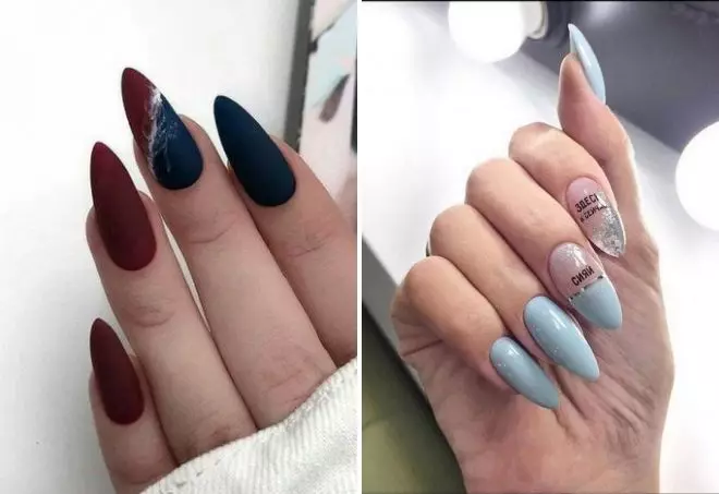 Manicure Migdaloj - Laŭmendaj Tendencoj 2021, la plej belaj novecoj por longa kaj mallonga formo 3469_11