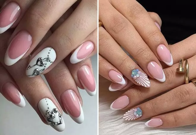 Manicure Migdaloj - Laŭmendaj Tendencoj 2021, la plej belaj novecoj por longa kaj mallonga formo 3469_18