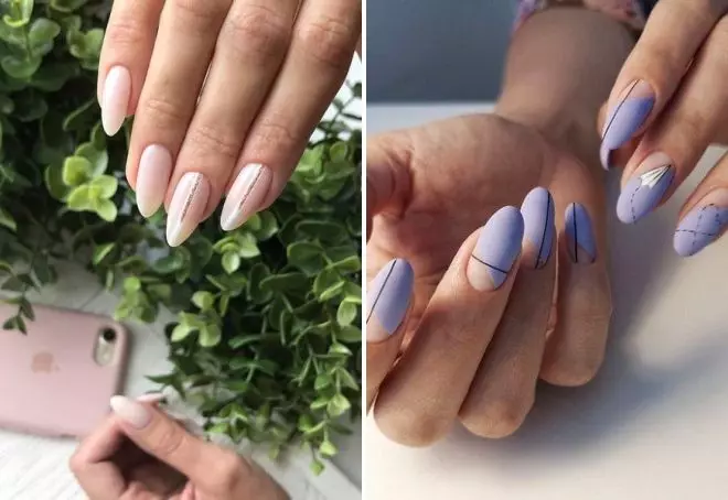 Manicure Migdaloj - Laŭmendaj Tendencoj 2021, la plej belaj novecoj por longa kaj mallonga formo 3469_2