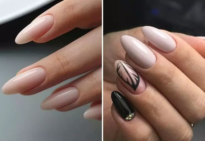 Manicure Migdaloj - Laŭmendaj Tendencoj 2021, la plej belaj novecoj por longa kaj mallonga formo 3469_22