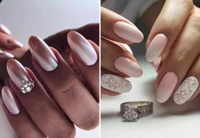 Manicure Migdaloj - Laŭmendaj Tendencoj 2021, la plej belaj novecoj por longa kaj mallonga formo 3469_27