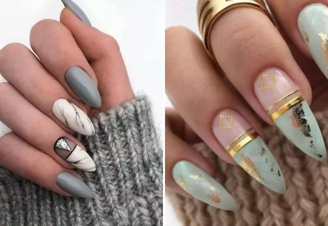 Manicure Migdaloj - Laŭmendaj Tendencoj 2021, la plej belaj novecoj por longa kaj mallonga formo 3469_36