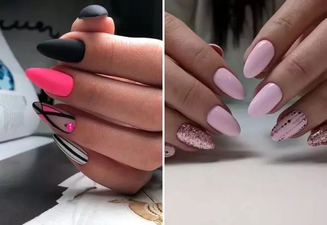 Manicure Migdaloj - Laŭmendaj Tendencoj 2021, la plej belaj novecoj por longa kaj mallonga formo 3469_46