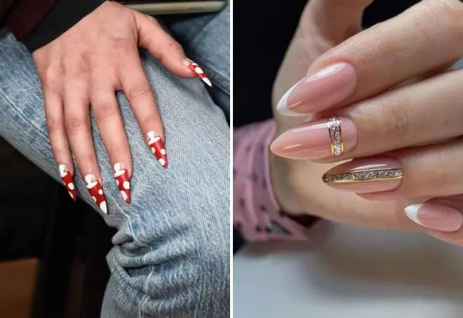 Manicure Migdaloj - Laŭmendaj Tendencoj 2021, la plej belaj novecoj por longa kaj mallonga formo 3469_6