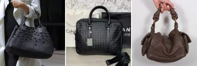 Bottega Veneta - Keeb kwm, Yuav ua li cas paub qhov txawv ntawm qhov cuav, clutch, hnab ev, khau khiab, khau khiab, khau ntaub 3479_17