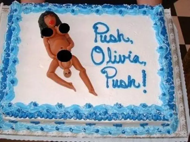 Cake for the birth of a child