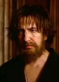 Alan Rickman in the role of Gregory Rasputin