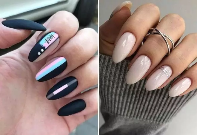 I-Autumn Manicure, Imfashini Yezitayela 2020 - I-Monophonic, Ngomklamo kanye nephephe iphethini, isambulela kanye rolan 3544_12