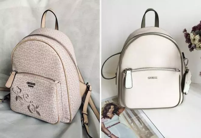 நவநாகரீக backpacks 2020 - தோல், டெனிம், விளையாட்டு, வெளிப்படையான மற்றும் அச்சு 3551_26