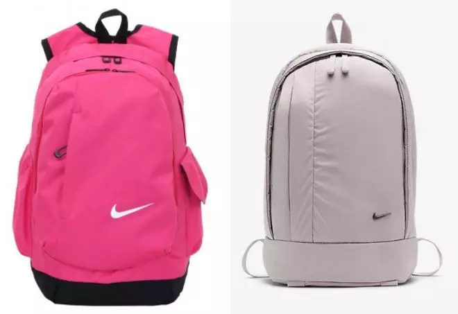 நவநாகரீக backpacks 2020 - தோல், டெனிம், விளையாட்டு, வெளிப்படையான மற்றும் அச்சு 3551_32