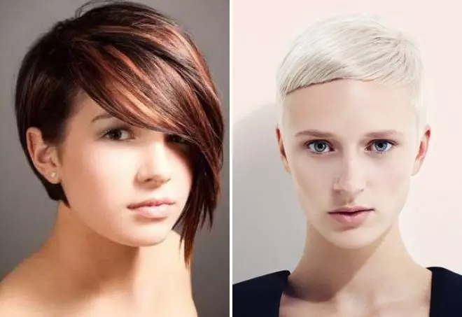 Fashionable female haircuts 2020 para sa maikling buhok - kaskad, kare, bob, pixie, hairstyle 