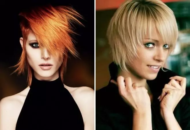 Fashionable female haircuts 2020 para sa maikling buhok - kaskad, kare, bob, pixie, hairstyle 