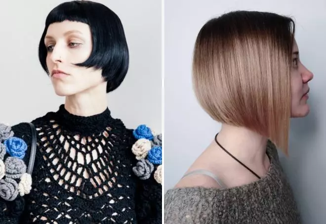 Fashionable female haircuts 2020 para sa maikling buhok - kaskad, kare, bob, pixie, hairstyle 