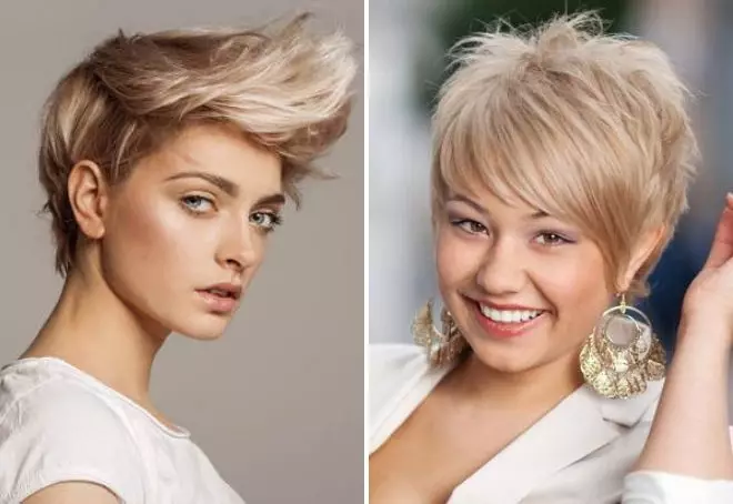 Fashionable female haircuts 2020 para sa maikling buhok - kaskad, kare, bob, pixie, hairstyle 