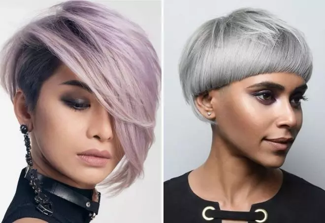 Fashionable female haircuts 2020 para sa maikling buhok - kaskad, kare, bob, pixie, hairstyle 