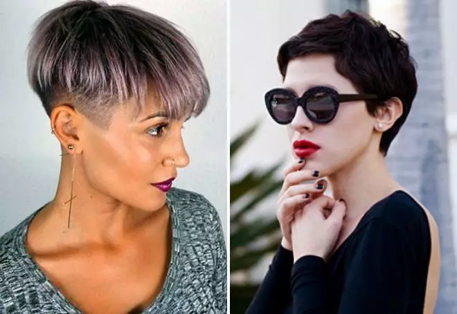 Fashionable female haircuts 2020 para sa maikling buhok - kaskad, kare, bob, pixie, hairstyle 