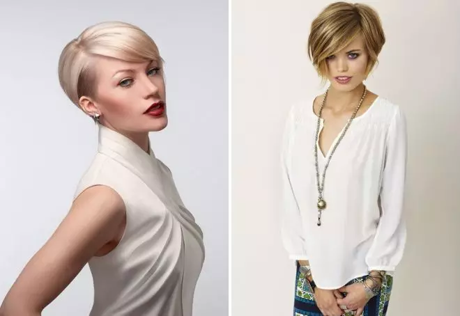 Fashionable female haircuts 2020 para sa maikling buhok - kaskad, kare, bob, pixie, hairstyle 