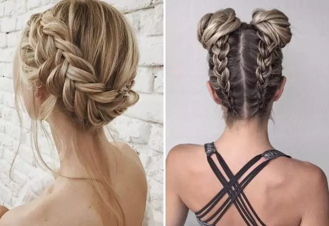 Hairstyles 2020 - për flokë të gjatë, të mesëm, të shkurtër, me bangs, braids, të lartë, të mbledhur 3555_17