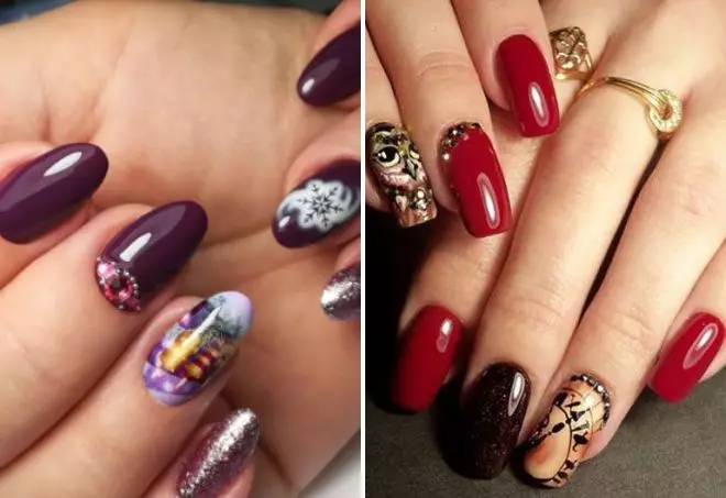 nail design del nuovo anno 2020 - con il mouse, peperoncino, strass, stagnola, in colori pastello, con oro, adesivi, diversi disegni 3566_18