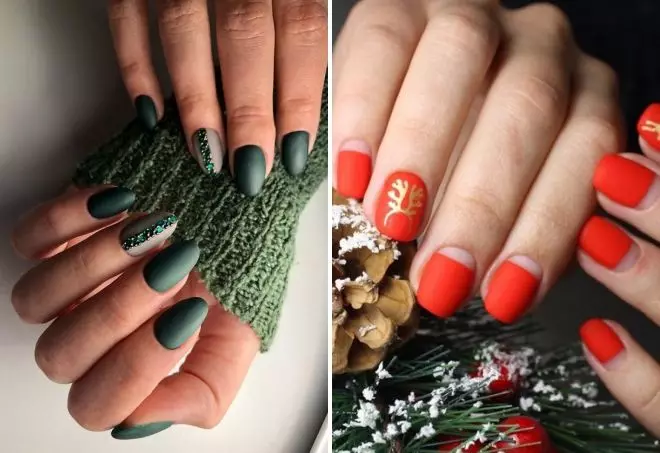 Thiết kế năm mới Nail 2020 - Với chuột, ớt, kim cương, giấy bạc, trong màu pastel, với vàng, nhãn dán, bản vẽ khác nhau 3566_20