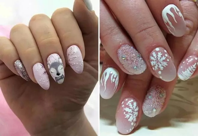 nail design del nuovo anno 2020 - con il mouse, peperoncino, strass, stagnola, in colori pastello, con oro, adesivi, diversi disegni 3566_22