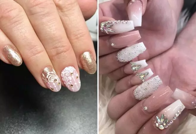 nail design del nuovo anno 2020 - con il mouse, peperoncino, strass, stagnola, in colori pastello, con oro, adesivi, diversi disegni 3566_23