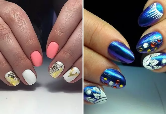 nail design del nuovo anno 2020 - con il mouse, peperoncino, strass, stagnola, in colori pastello, con oro, adesivi, diversi disegni 3566_3