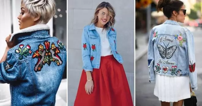 Μοντέρνα σακάκια 2019 - δέρμα, denim, ξηρό, γούνα, oversiza, koshuhi, αεροπόροι, windbreaker, marshmallow, πάρκο, μακρύ, φορώντας; 3567_13