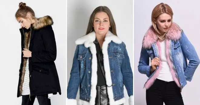 Fashionable Jaketị 2019 - akpụkpọ anụ, denim, kpọrọ nkụ, ajị anụ, Oversiza, Koshuhi, Aviators, Windbreaker, Marshmallow, Park, Long, Yi? 3567_32