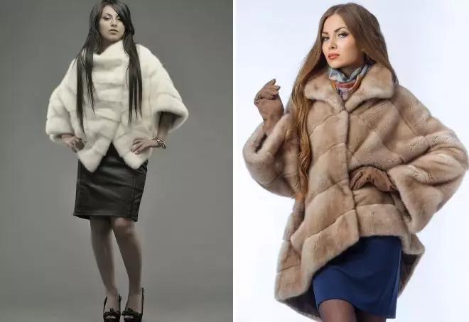 Kevirên Fur - Trendên Fashion 2019 - dirêj, kurt, hooded, hevbeş, ji sheepskin, mink, sand, wolf, bi çi rengî bi? 3569_10