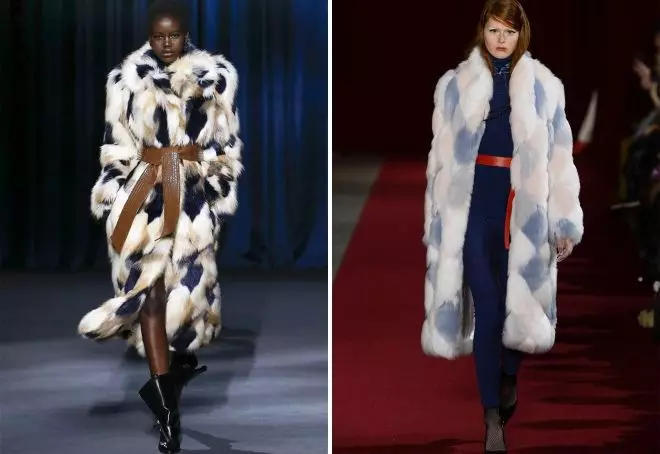 Kevirên Fur - Trendên Fashion 2019 - dirêj, kurt, hooded, hevbeş, ji sheepskin, mink, sand, wolf, bi çi rengî bi? 3569_12