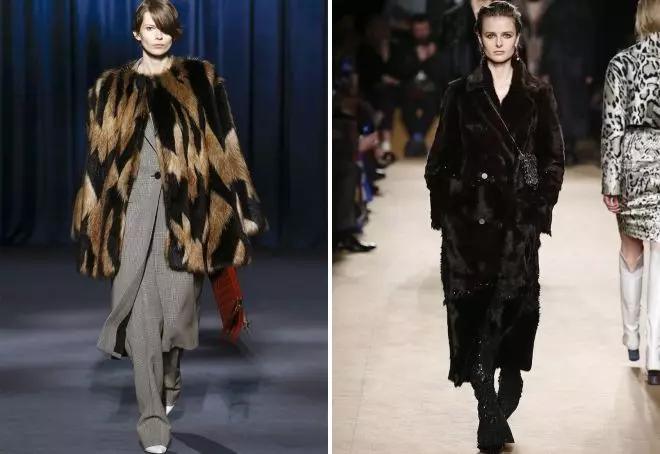 Kevirên Fur - Trendên Fashion 2019 - dirêj, kurt, hooded, hevbeş, ji sheepskin, mink, sand, wolf, bi çi rengî bi? 3569_13