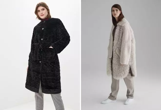 Fur Coats - Muoti Trendit 2019 - Pitkä, lyhyt, hupullinen, yhdistetty, lampaasta, minkki, hiekka, susi, mitä käyttää? 3569_15