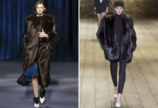 Coats de pel - Tendencias de moda 2019 - Longo, curto, con capucha, combinado, de pel de carneiro, visón, area, lobo, que vestir? 3569_2