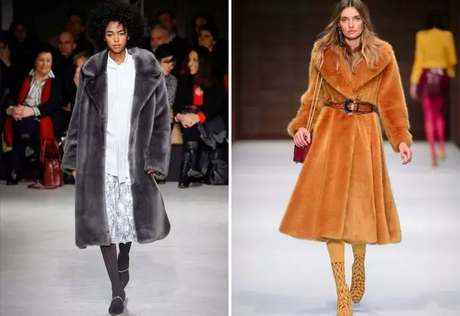 Kevirên Fur - Trendên Fashion 2019 - dirêj, kurt, hooded, hevbeş, ji sheepskin, mink, sand, wolf, bi çi rengî bi? 3569_21