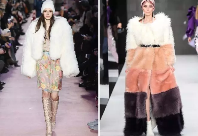 Kevirên Fur - Trendên Fashion 2019 - dirêj, kurt, hooded, hevbeş, ji sheepskin, mink, sand, wolf, bi çi rengî bi? 3569_26