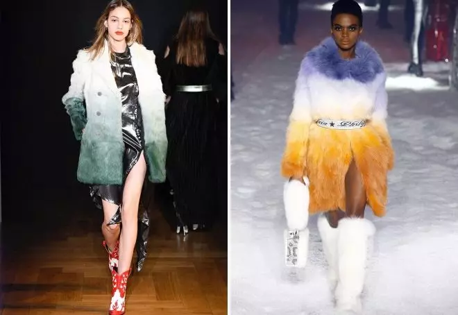 Coats de pel - Tendencias de moda 2019 - Longo, curto, con capucha, combinado, de pel de carneiro, visón, area, lobo, que vestir? 3569_4