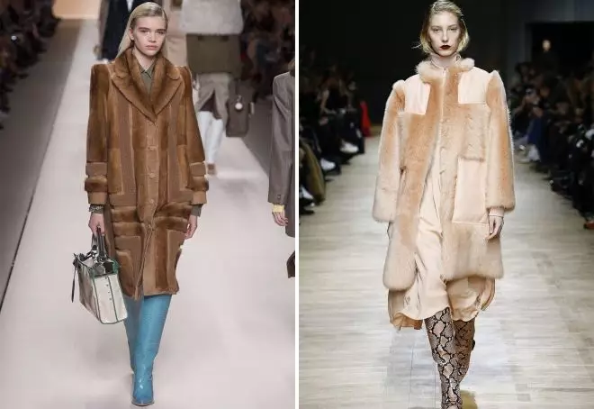 Fur Coats - Trendy mody 2019 - długie, krótkie, z kapturem, połączone, z owczej skóry, norki, piasku, wilka, co nosić? 3569_8