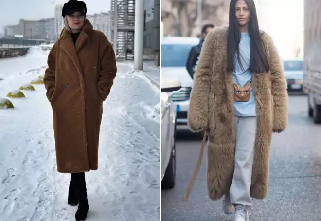 Kevirên Fur - Trendên Fashion 2019 - dirêj, kurt, hooded, hevbeş, ji sheepskin, mink, sand, wolf, bi çi rengî bi? 3569_9