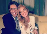 Andrei Malakhov na Lindsay Lohan mgbe ajụjụ ọnụ